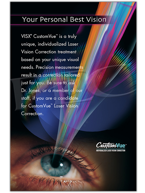 CustomVue™ LASIK – Your Personal Best Vision Poster - Patient Education ...