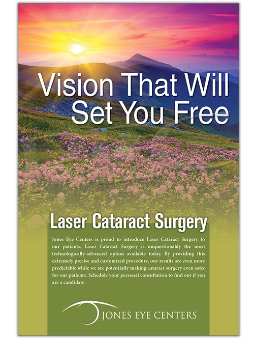 Laser Cataract Surgery – Set You Free (Meadow) Poster - Patient ...
