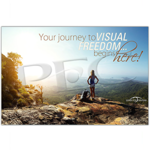 Journey to Visual Freedom Poster - Patient Education Concepts
