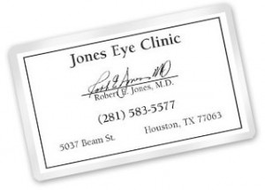 Vision Verification Cards - Patient Education Concepts