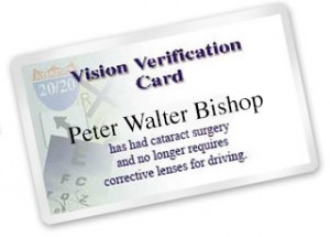 Vision Verification Cards - Patient Education Concepts