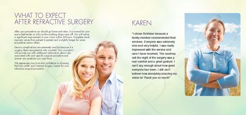 Refractive Surgery Premium Custom Brochure - Patient Education Concepts