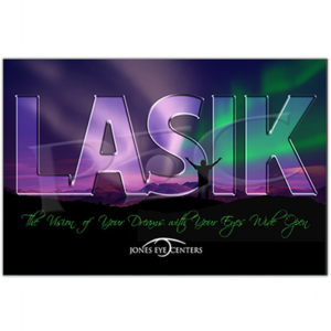 LASIK Pink & Green Northern Lights Poster - Patient Education Concepts