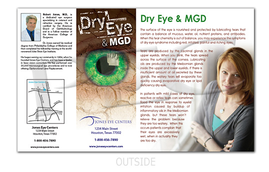 Dry Eye & MGD Brochure (8.5″x14″) - Patient Education Concepts
