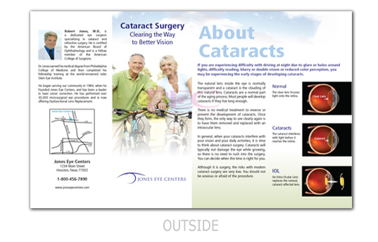 Cataract Surgery Clearing the Way Brochure (9.75″x14″) - Patient ...