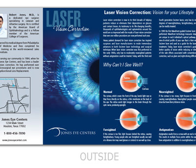Laser Vision Correction Brochure (8.5″x14″) - Patient Education Concepts