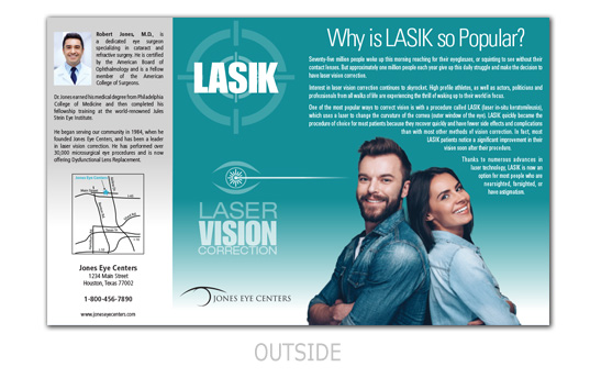 LASIK Laser Vision Correction Brochure (8.5″x14″) - Patient Education ...