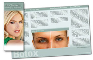 Botox Cosmetic Brochure (8.5″x14″) - Patient Education Concepts