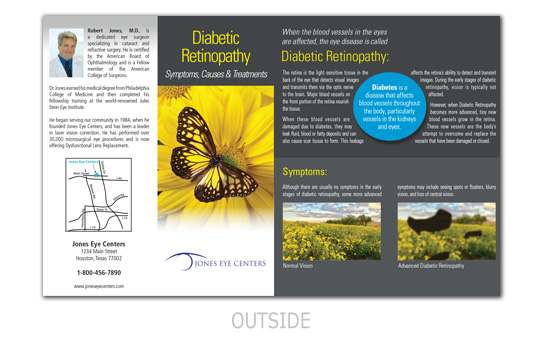 Diabetic Retinopathy Brochure (8.5″x14″) - Patient Education Concepts